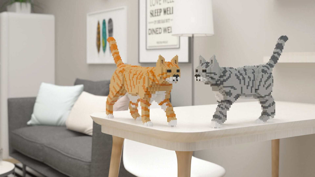 Tabby Cat - Pet Building Kit - Build 'Em Pets