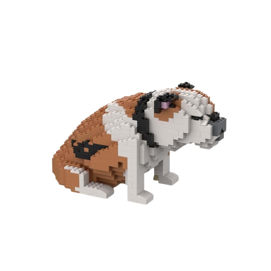 Old English Bulldog Toy Building Blocks l Custom Made LEGO's – Build ...