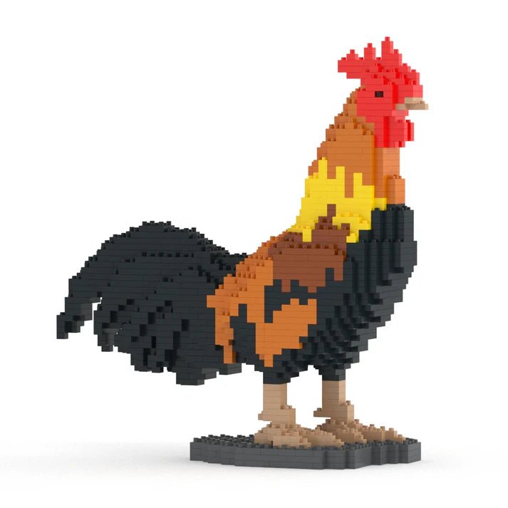 Rooster Toy Building Blocks l Different Than LEGOs – Build 'Em Pets