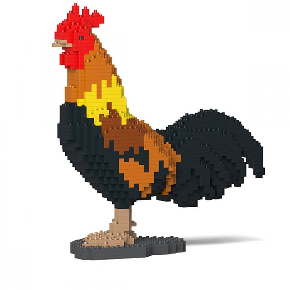 Rooster Toy Building Blocks l Different Than LEGOs – Build 'Em Pets
