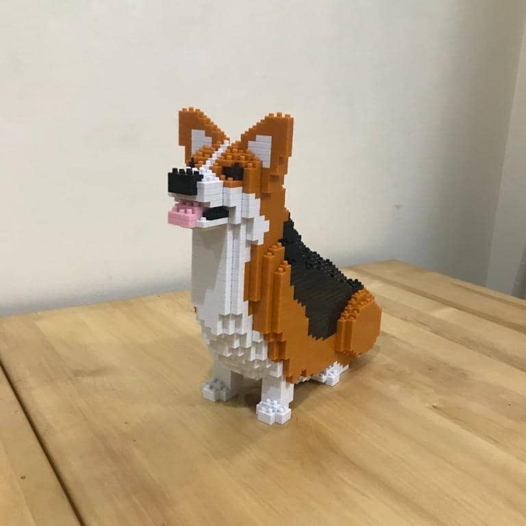 Welsh Corgi Toy Building Blocks l Different Than LEGOs – Build 'Em Pets