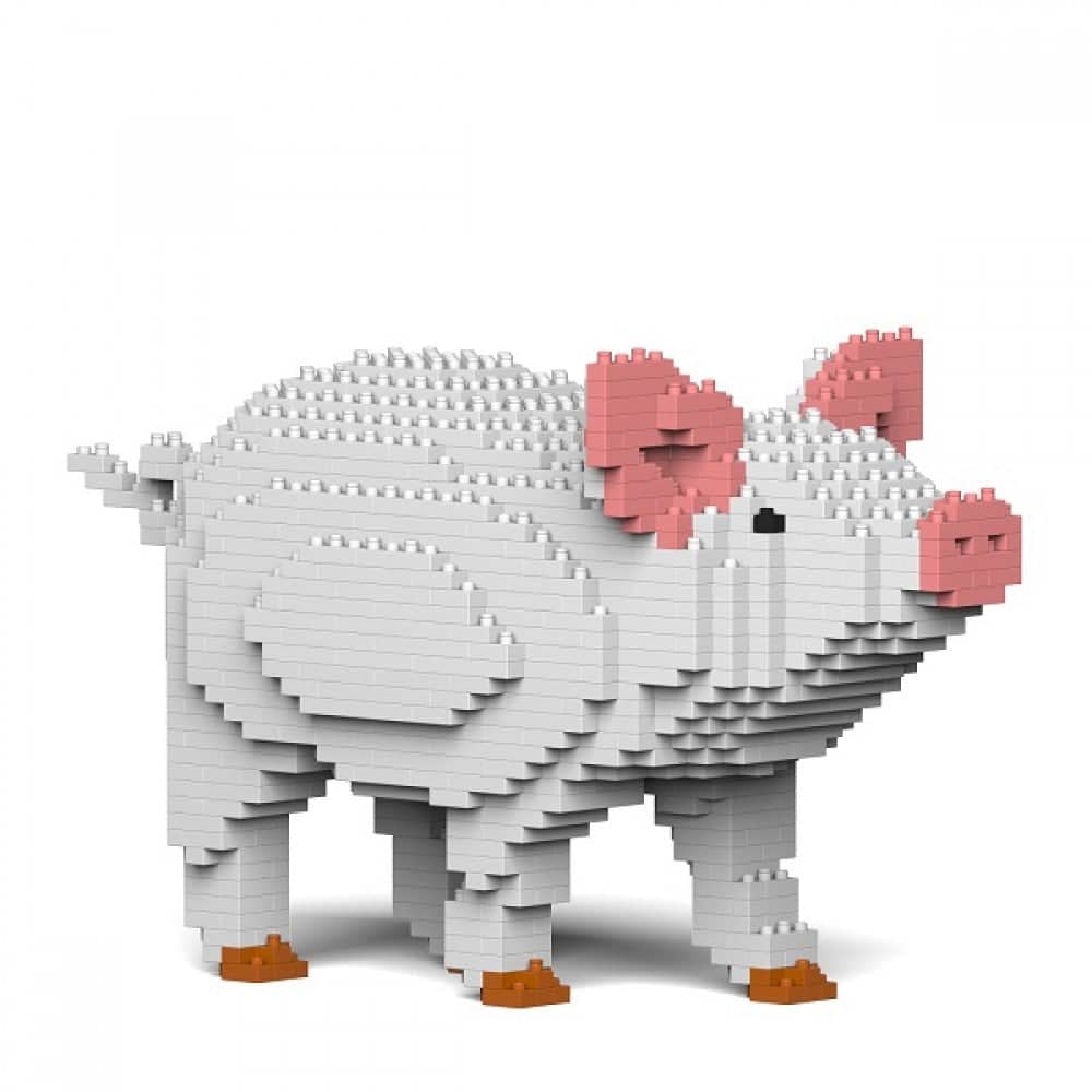 Pig Toy Building Blocks l Different Than LEGOs – Build 'Em Pets